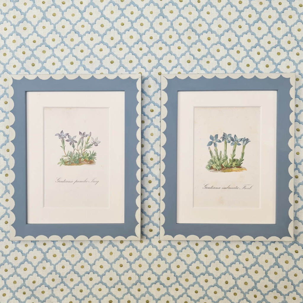 Scallop Handpainted Frames