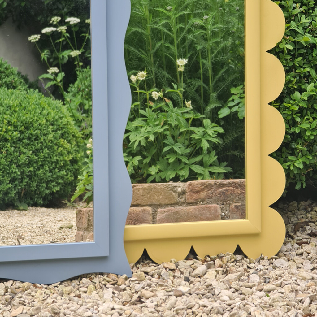 Shaped frame mirrors | Hand Painted Frames