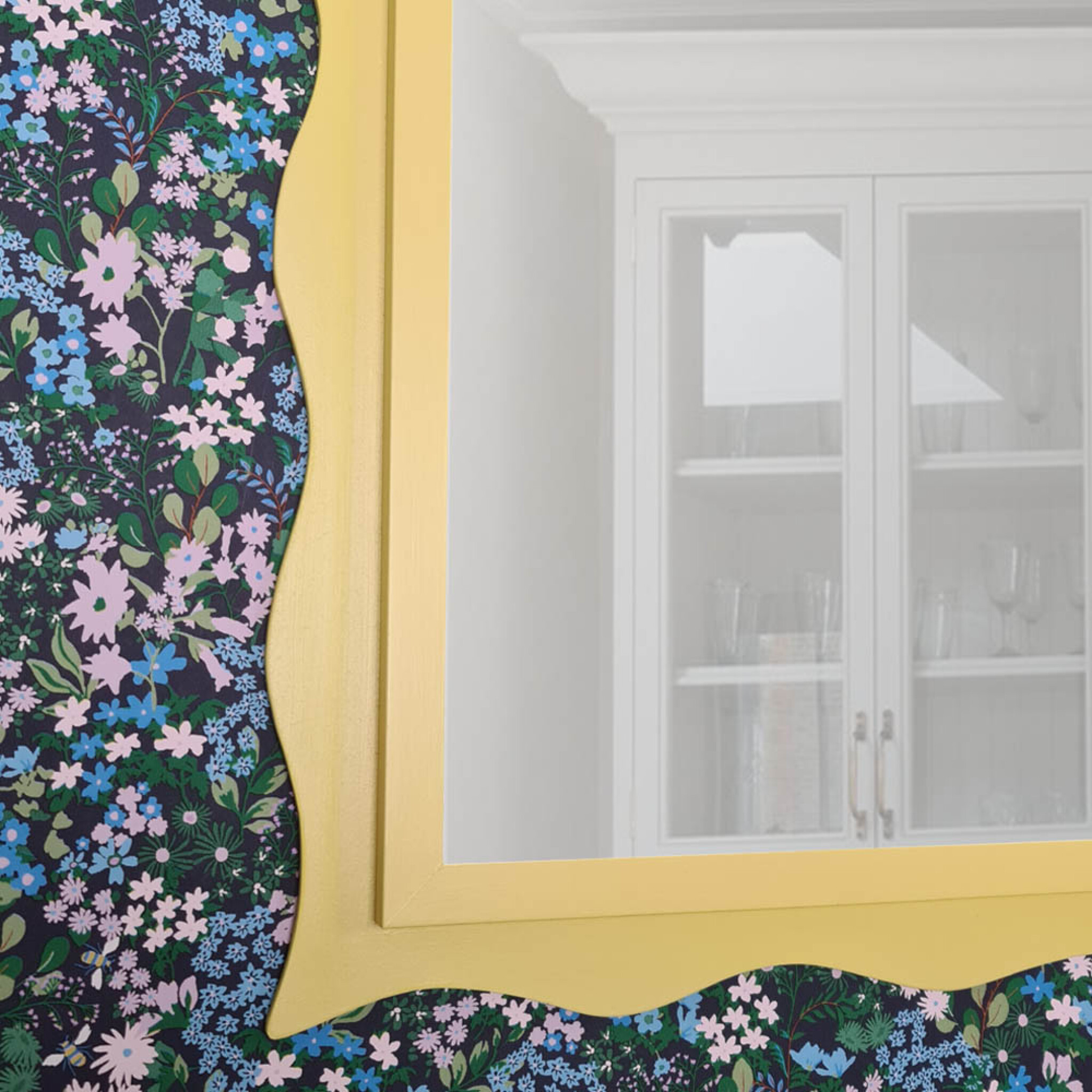 Shaped frame mirrors | Hand Painted Frames