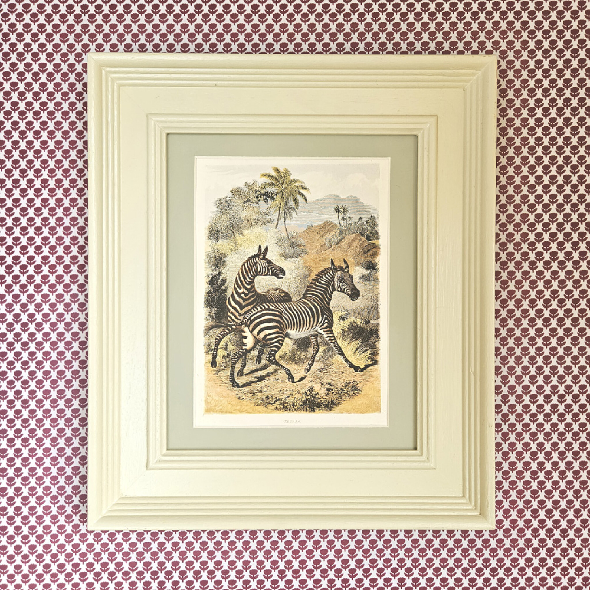 Zebra Print in Chunky Frame